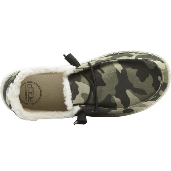 Hey Dude | Shoes | New With Box Hey Dude Wendy Camo Sherpa Shoes | Poshmark